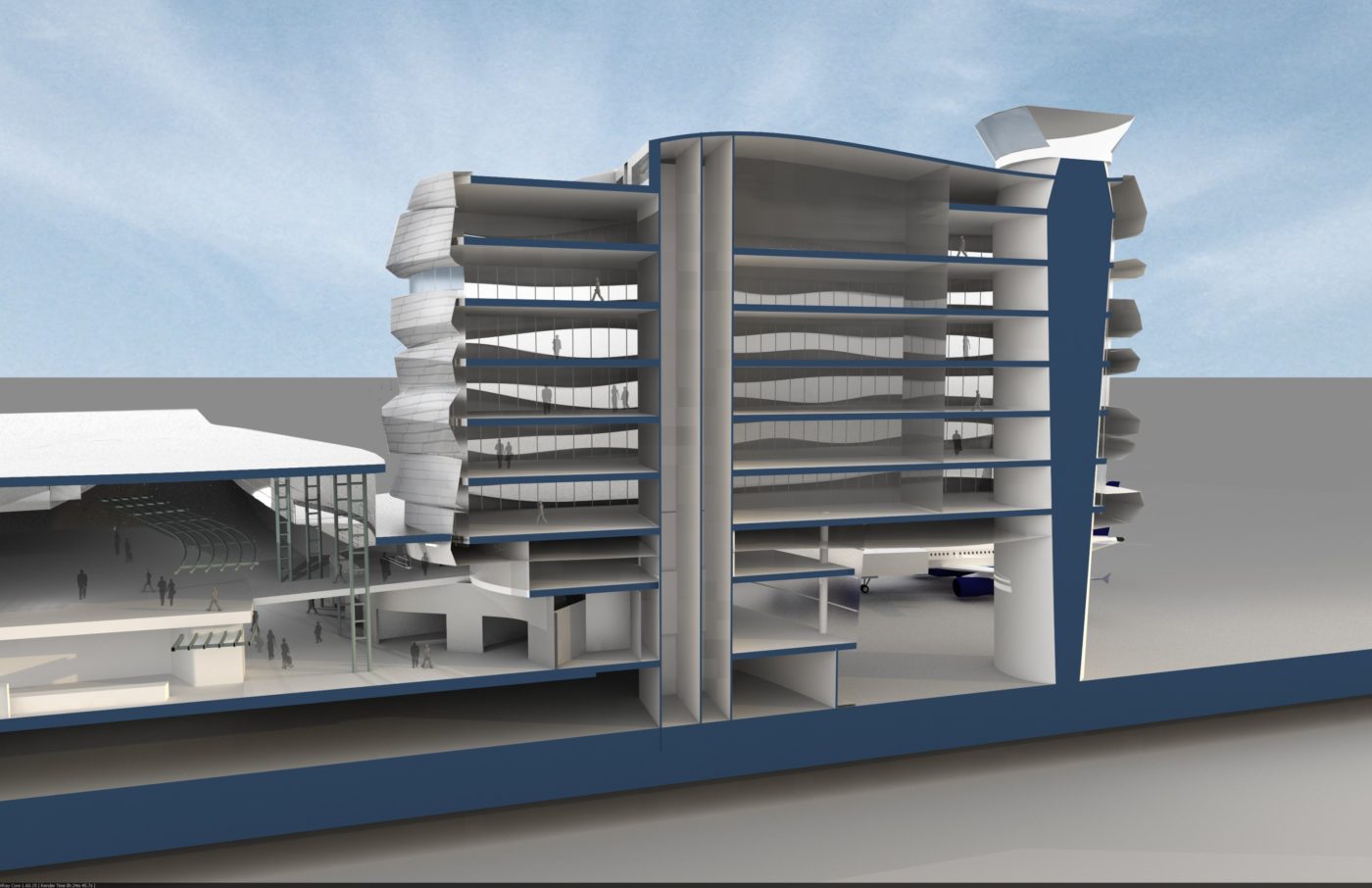 Edmonton International Airport Combined Office and Control Tower ...
