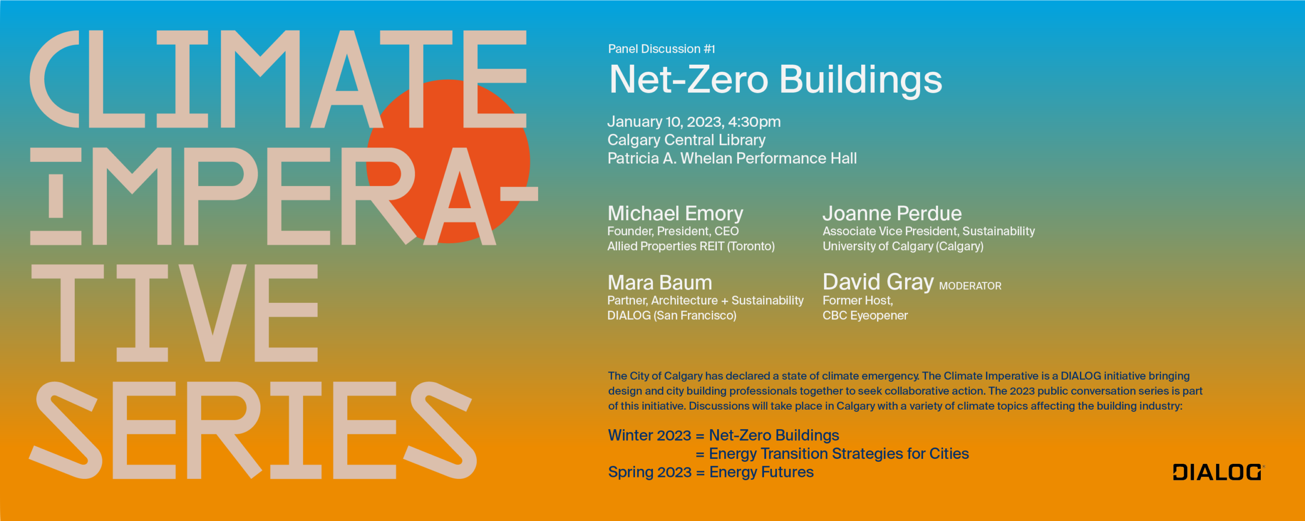 Climate Imperative Series: Net-Zero Buildings - DIALOG | DIALOG