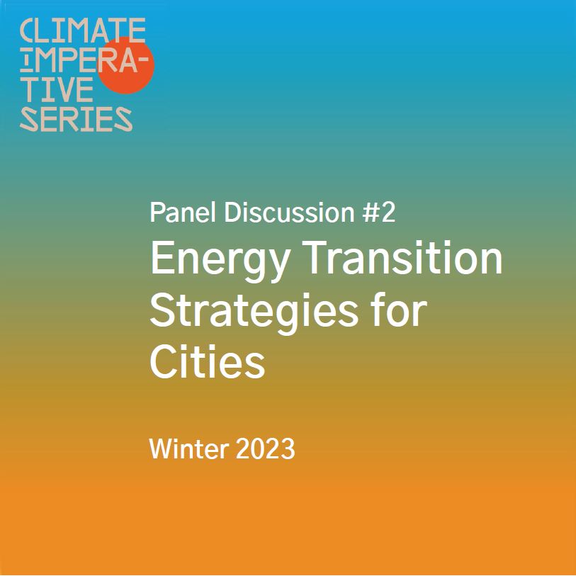 Climate Imperative Series Dialog Dialog